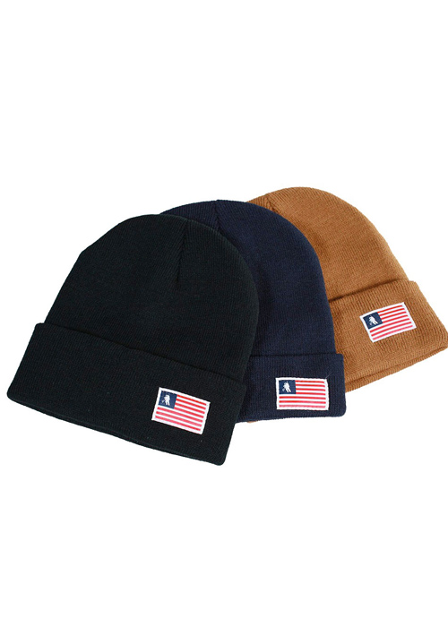 Theories of Atlantis Beanie Solway Flag Brown | Headwear | Apparel ...