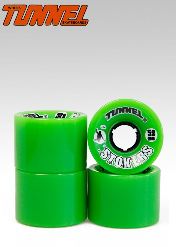 Tunnel - Stokers Wheels 62mm / 78a green | Longboard Wheels | Long ...