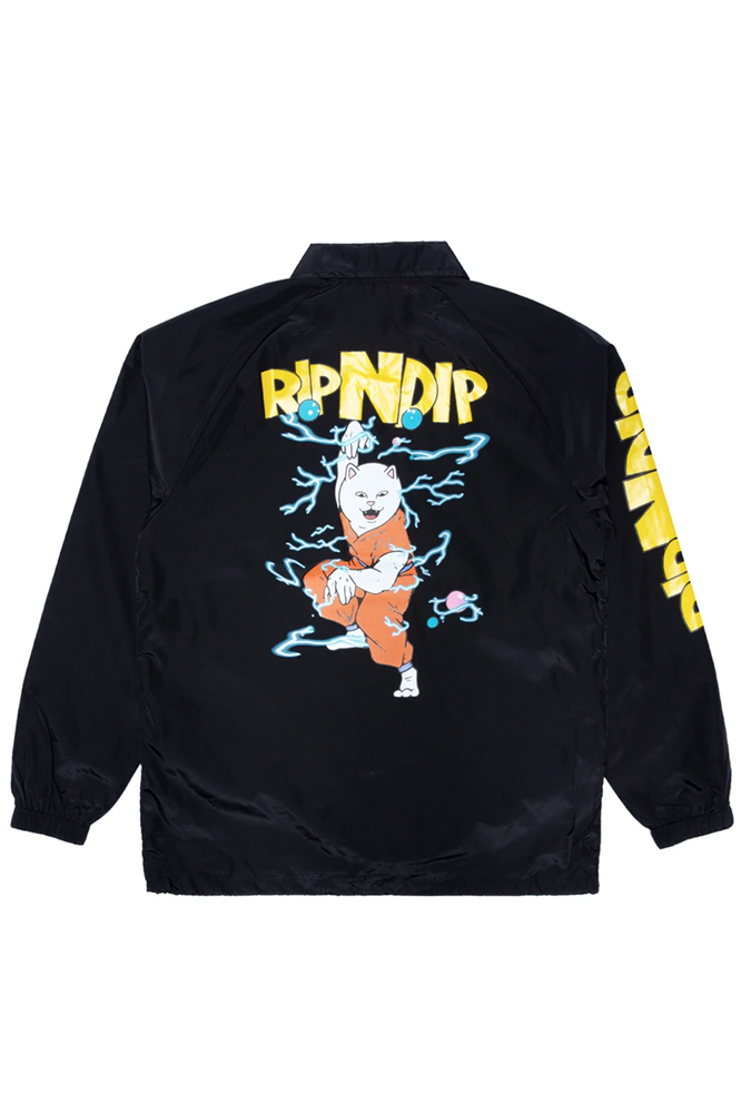 RIPNDIP Super Sanerm Coach Jacket Black | Jackets | Apparel | MDCN ...