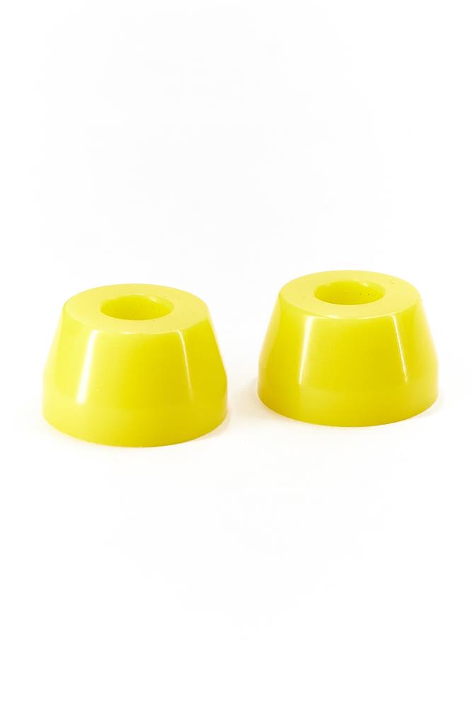 Entity Double Cone Bushing Set Soft 78A Yellow | Longboard Bushings ...