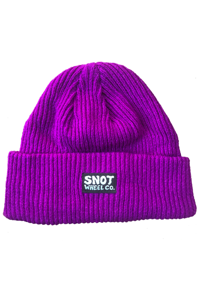 Snot Label Beanie Purple | Headwear | Apparel | MDCN Distribution